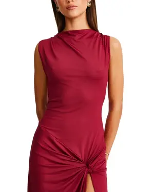 SNDYS. Anura Twist Front Maxi Dress
