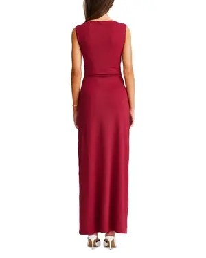 SNDYS. Anura Twist Front Maxi Dress