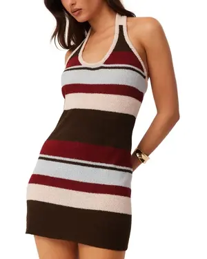 SNDYS. Effie Halter Mini Dress