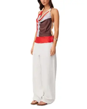 SNDYS. Junie Halter Top - Multi Stripe