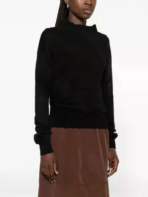 Paloma Wool Soto Funnel-neck Fine-knit Sweater