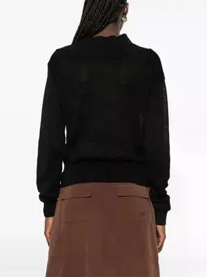 Paloma Wool Soto Funnel-neck Fine-knit Sweater