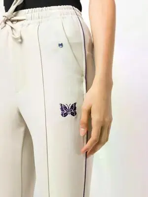 Needles Piping Logo-embroidered Flared Track Pants