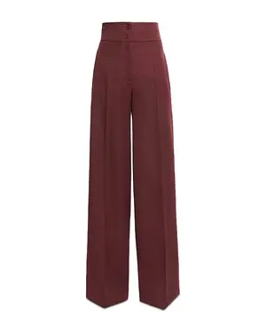 Altuzarra Rudy Wool Pants - Deep Cherry