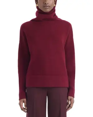 Altuzarra Lester Cashmere Hooded Sweater - Grenache