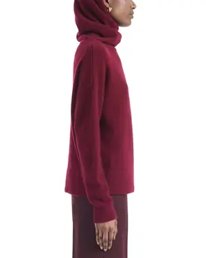 Altuzarra Lester Cashmere Hooded Sweater - Grenache