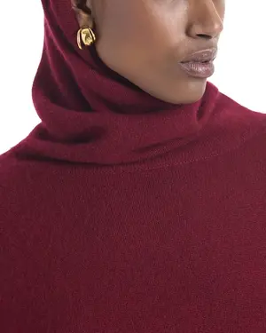 Altuzarra Lester Cashmere Hooded Sweater - Grenache