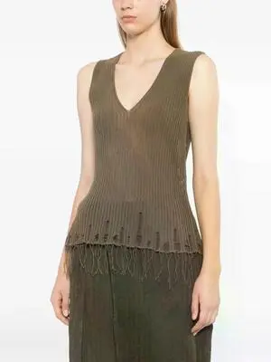 UMA WANG Frayed Vest
