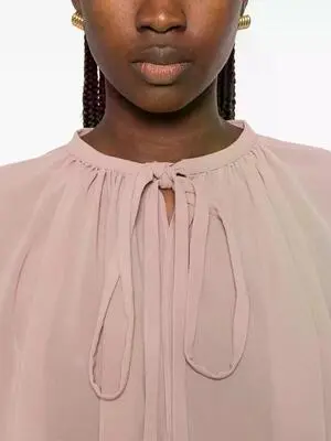THE M.. Elvira Blouse - Neutrals