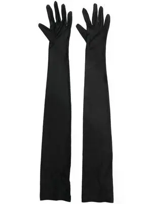 Alexandre Vauthier Opera-length Fine-ribbed Gloves