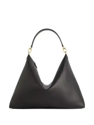 TOTEME Bevel Grained-leather Tote Bag - Black