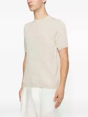 JEORDIE'S Short-sleeve Knitted Sweater