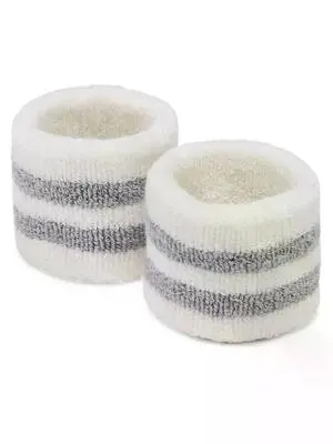 Brunello Cucinelli Striped Cotton Cuffs
