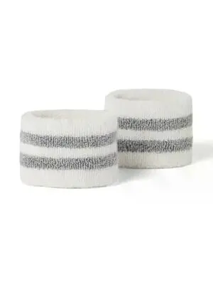 Brunello Cucinelli Striped Cotton Cuffs