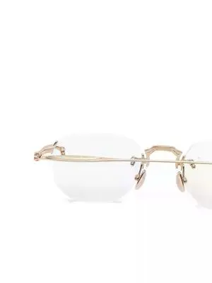Matsuda Rimless Geometric-frame Glasses