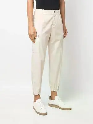 Brunello Cucinelli Pressed-creased Multi-pocket Straight-leg Trousers