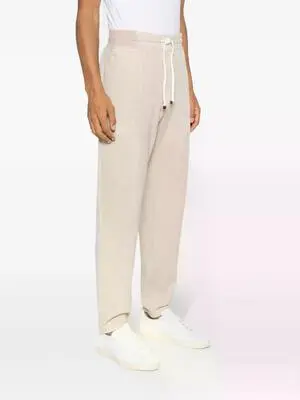 Brunello Cucinelli Drawstring-waist Cashmere Trousers
