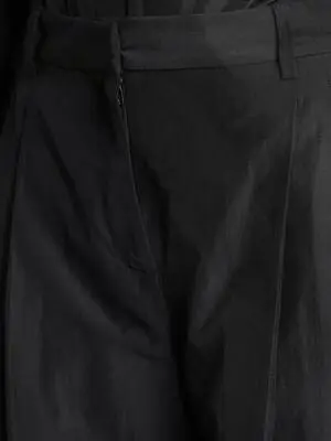 Andamane The Attico Tracy Pleated Wide-leg Trousers - Black