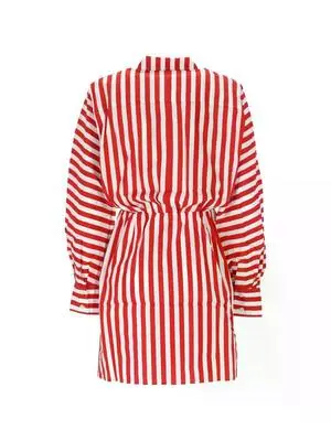 Fiorucci Striped Cotton Shirt Dress
