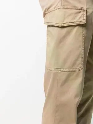 Brunello Cucinelli Beige Stretch Cotton Cargo Trousers