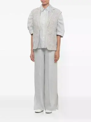 PANICALE Sequin Embellished Sleeveless Jacket