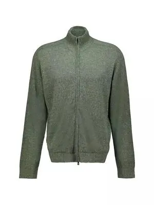 PIACENZA CASHMERE 1733 Zip-up Knitted Cardigan