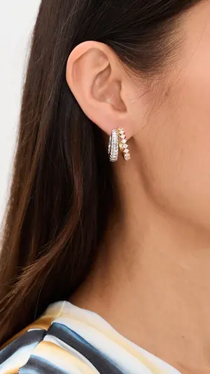 LUV AJ Sierra Split Huggy Earrings