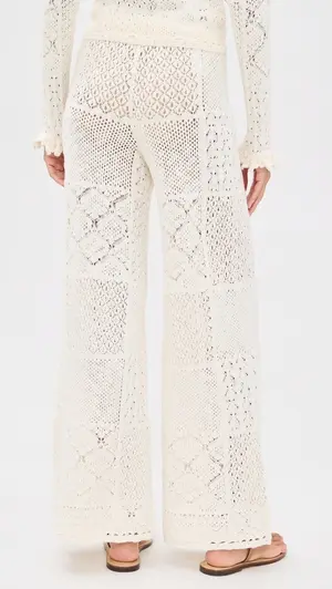 Ba&sh Santy Wide Leg Knit Pants