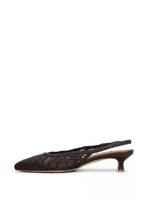 L'ARIANNA Woven Slingback Pumps