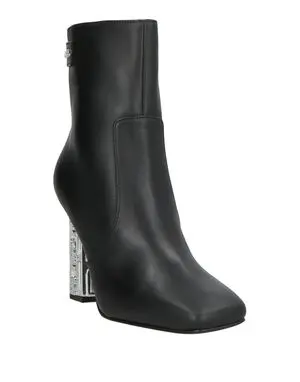 Liu Jo Leather Ankle Boots With Metal Heel