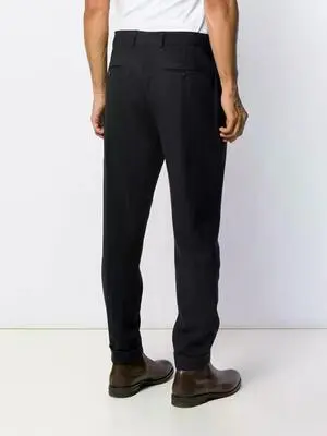 Brunello Cucinelli Virgin Wool Flannel Leisure Fit Trousers