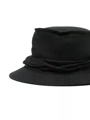 Yohji Yamamoto Draped Bucket Hat