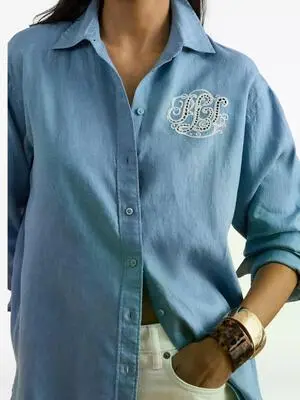 Ralph Lauren Embroidered Linen Shirt