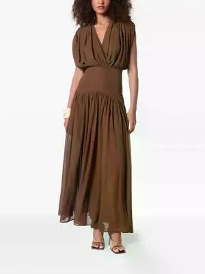 NICHOLAS Giana Open-panel Maxi Dress