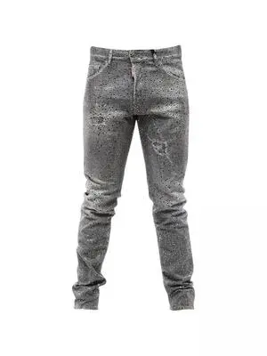 Dsquared2 Cool Guy Stud-embellished Distressed Jeans - Grey