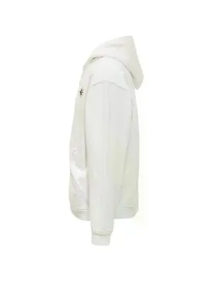 HTC LOS ANGELES Sun Embellished Zip-up Hoodie - White