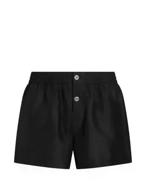 Dolce & Gabbana Canvas Swim Boxer Shorts - Black