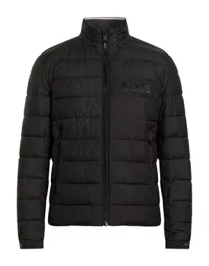 BOSS Recycled Polyester Padded Jacket - Black