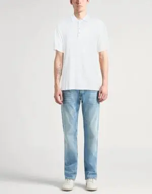 Crossley Polo Shirt Size Cotton, Lyocell - White