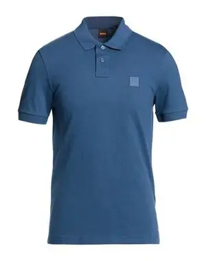 BOSS Polo Shirt Size Cotton, Elastane - Green