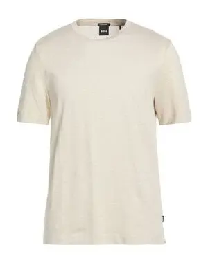 BOSS T-shirt Size Linen, Cotton - Beige