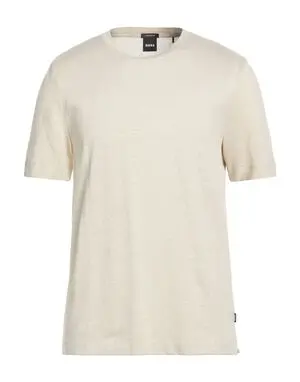 BOSS T-shirt Size Linen, Cotton - Beige
