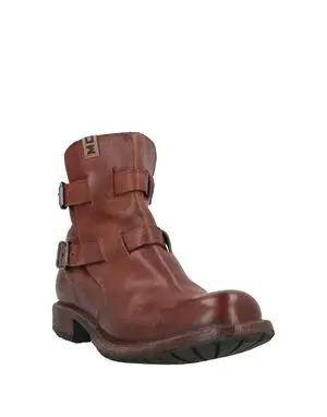 Moma Leather Ankle Boots - Brown