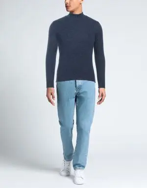 GRAN SASSO Virgin Wool And Polyamide Turtleneck - Blue