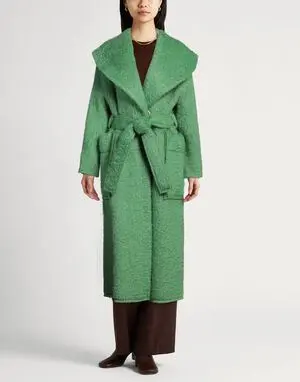 Erika Cavallini Mohair Wool Blend Coat