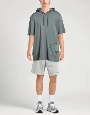 Armani Exchange Light Cotton And Polyamide T-shirt - Green