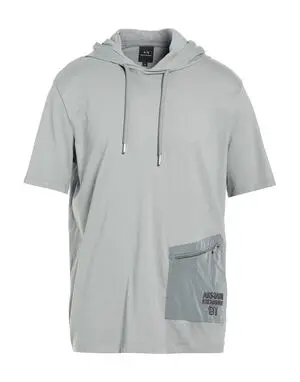 Armani Exchange Cotton And Polyamide T-shirt - Light Grey