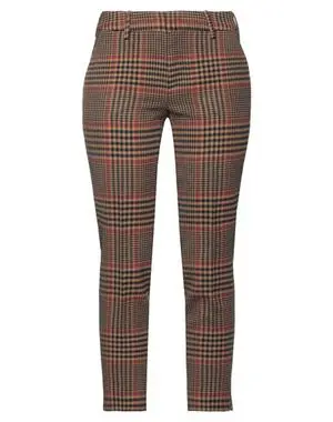 PT TORINO Plaid Tartan Pattern Tapered Leg Chinos