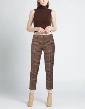 PT TORINO Plaid Tartan Pattern Tapered Leg Chinos