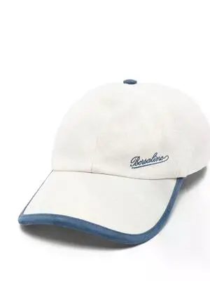 Borsalino Logo Embroidered Baseball Cap